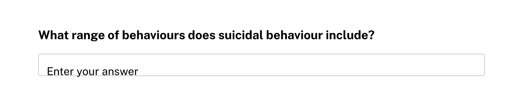 Short answer question in quiz looks odd [#3312857] | Drupal.org